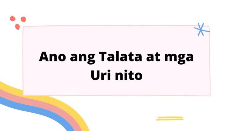 Ano ang Talata, Uri at Katangian nito - Aralin Philippines
