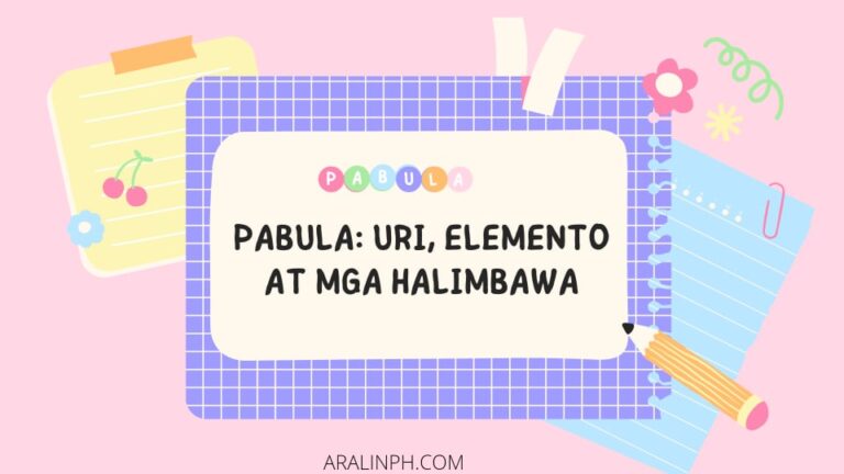 Ano ang Pabula; Uri at Elemento - Aralin Philippines