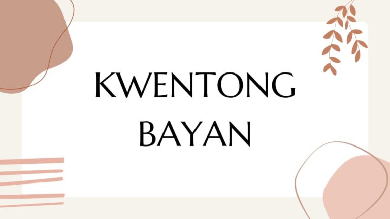 Kwentong Bayan - Aralin Philippines