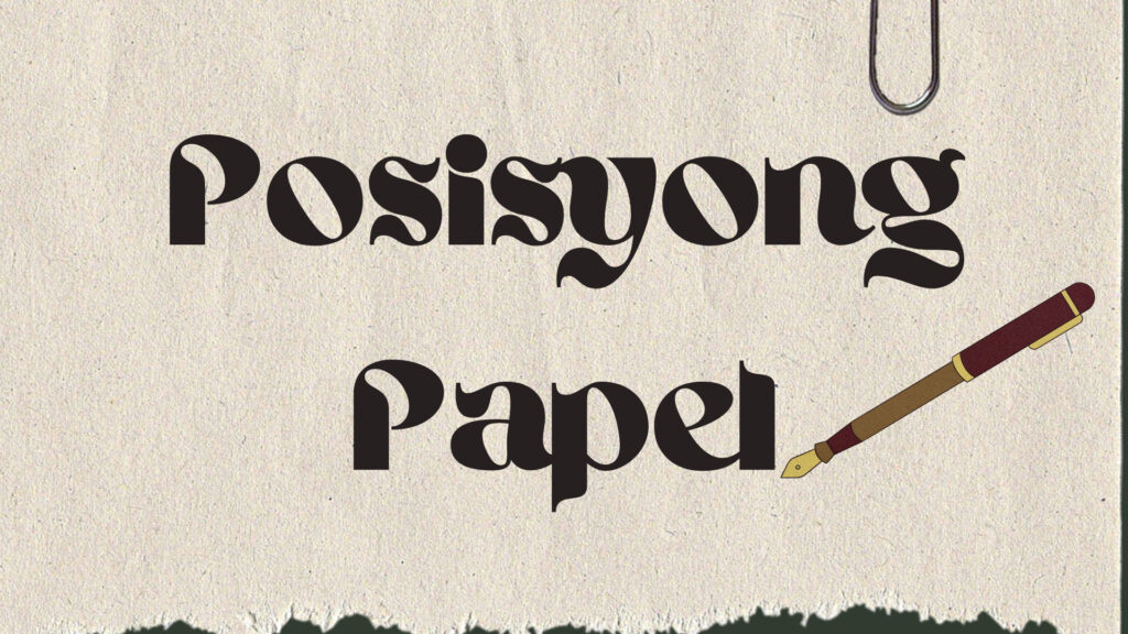 Halimbawa ng Posisyong Papel - Aralin Philippines