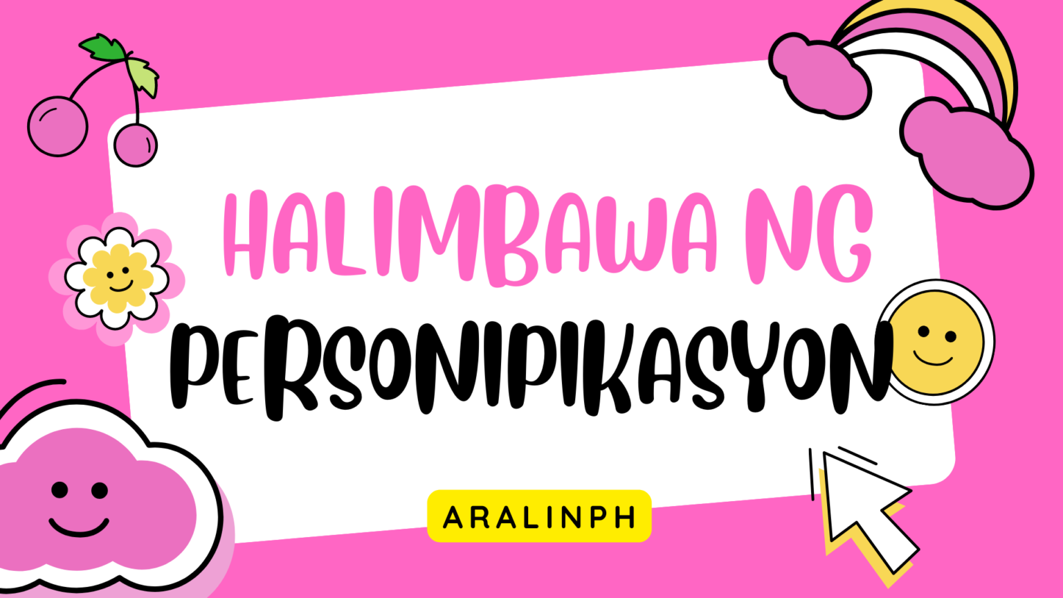Halimbawa ng Personipikasyon - Aralin Philippines