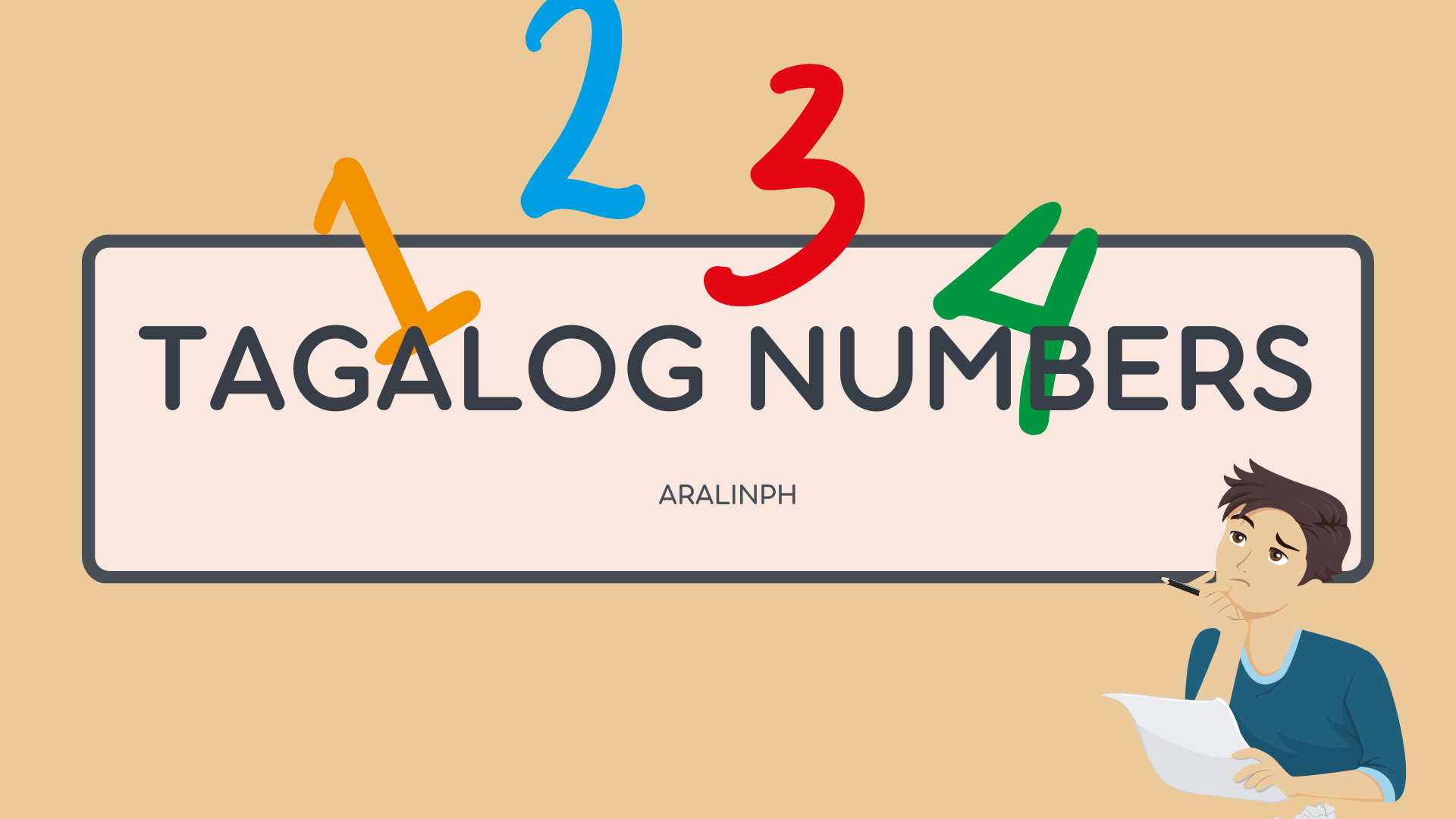 Tagalog Numbers Aralin Philippines