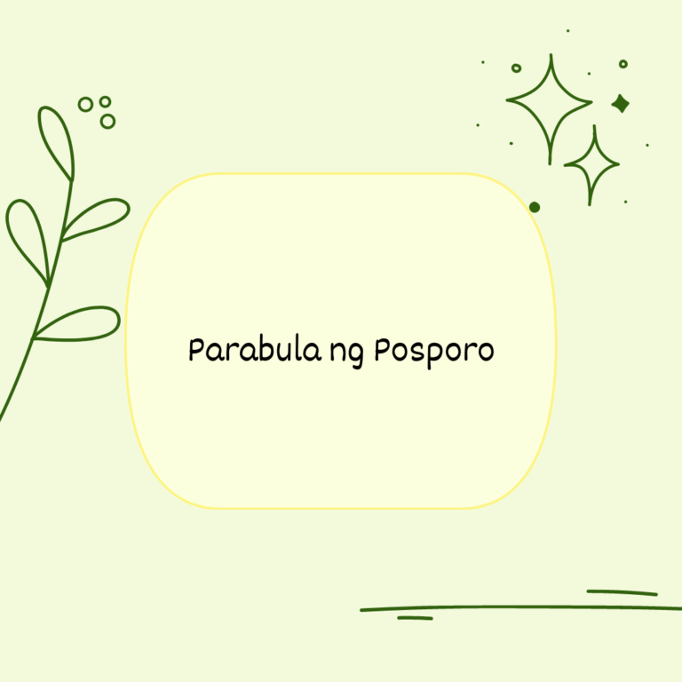 Parabula ng Posporo - Aralin Philippines