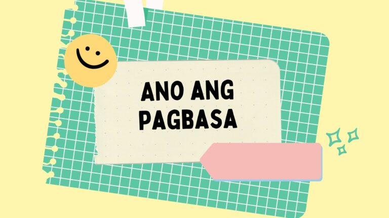 Ano ang Pagbasa - Aralin Philippines