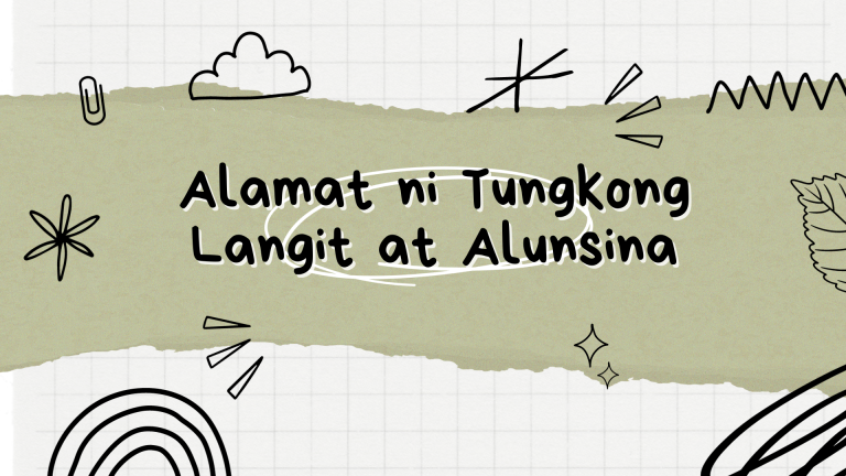 Alamat ni Tungkong Langit at Alunsina - Aralin Philippines